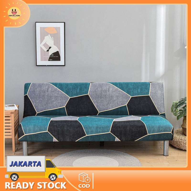 Jual Cover Sofa Bed Sarung Sofa Bed Penutup Sofa Elastic Elastis Pattern Modern Menarik cover ...