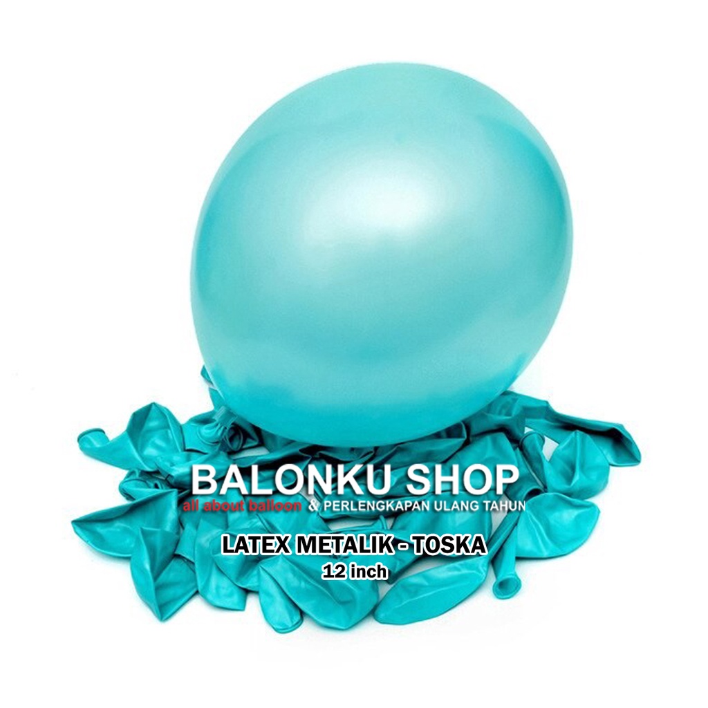 Jual Balon Latex Metalik 12 inch / Balon Metalik / Balon Latex Metalik ...