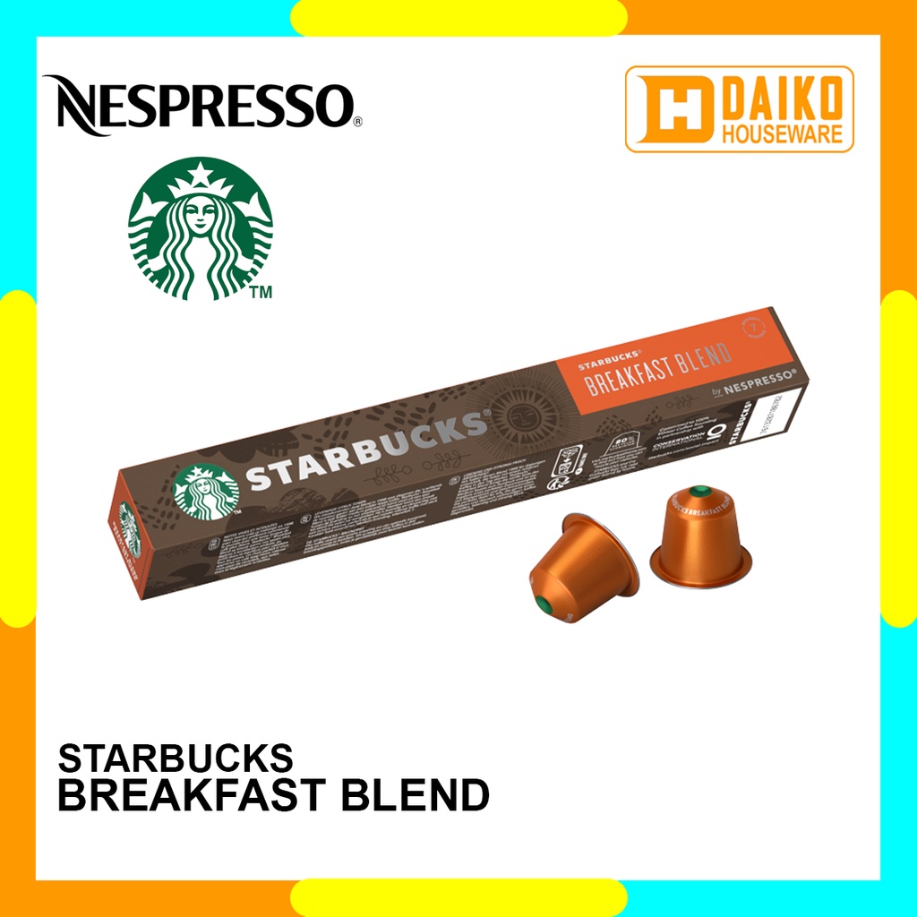 Jual Starbucks Capsule By Nespresso Breakfast Blend Roast Capsules ...