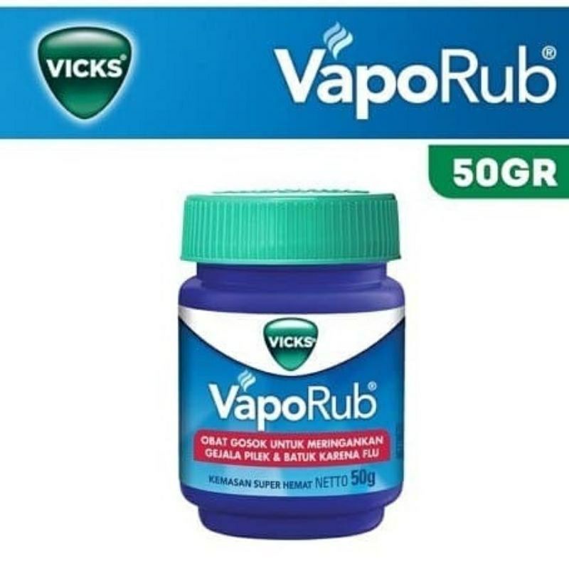 Jual VICKS VAPORUb OBAT GOSOK BATUK PILEK 50GR | Shopee Indonesia