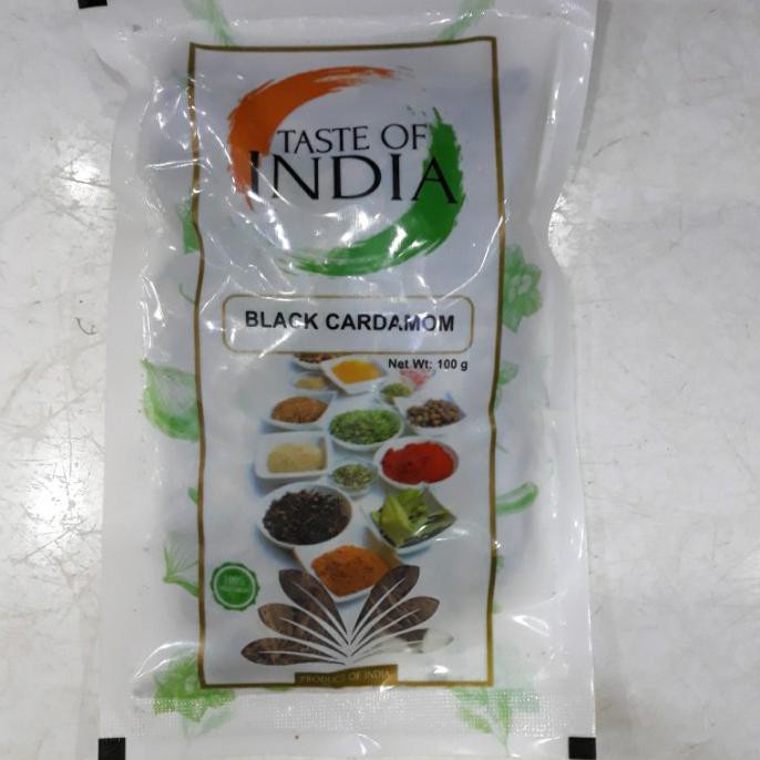 Jual Black Cardamom / Kapulaga Hitam TASTE OF INDIA 100 gram | Shopee ...
