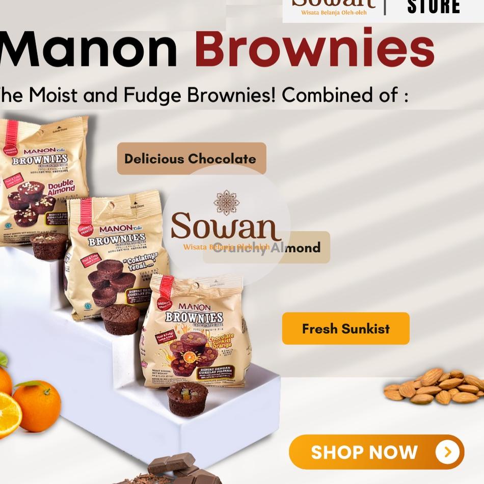 Jual Belanja Mantap Manon Brownies Gasset | Shopee Indonesia