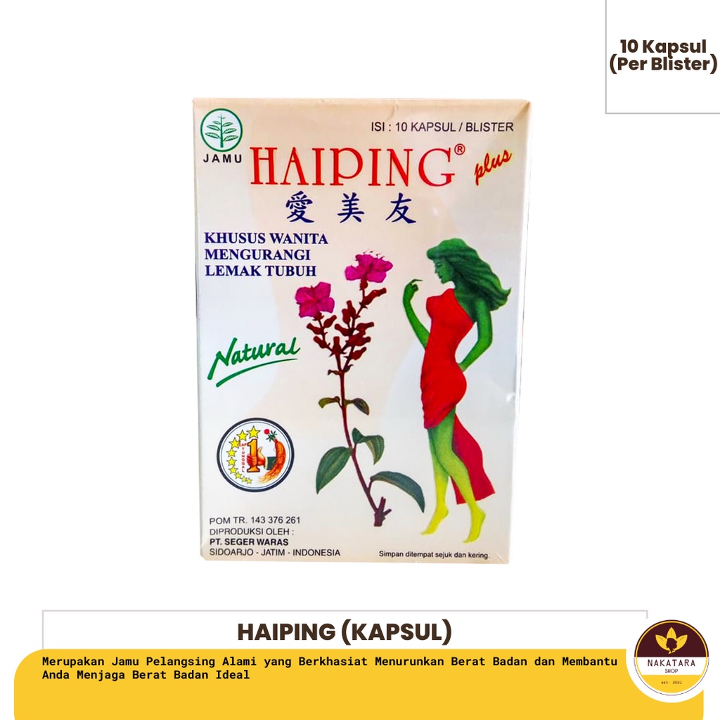 Jual KAPSUL HAIPING PLUS NATURAL ISI 10 KAPSUL | Shopee Indonesia