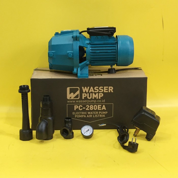 Jual POMPA AIR SUMUR / MESIN JET PUMP / WASSER PC 280 EA / 250 WATT ...