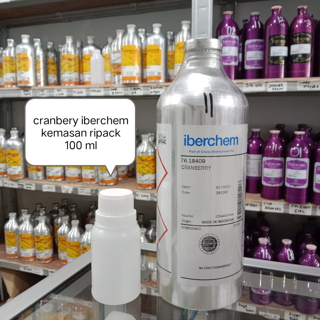 Jual CRANBERRY BY IBERCHEM AROMA BUAH SEGAR RIPACK 100 ML | Shopee ...