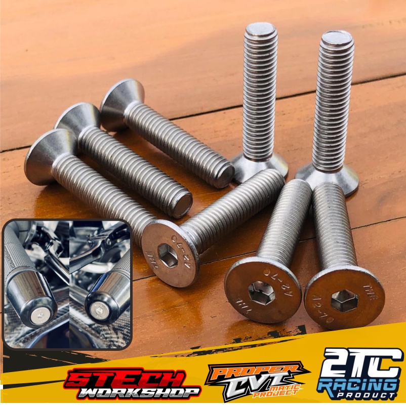 Jual BAUT BANDUL STAINLES STELL BAUT BALANCER STANG M8 | Shopee Indonesia