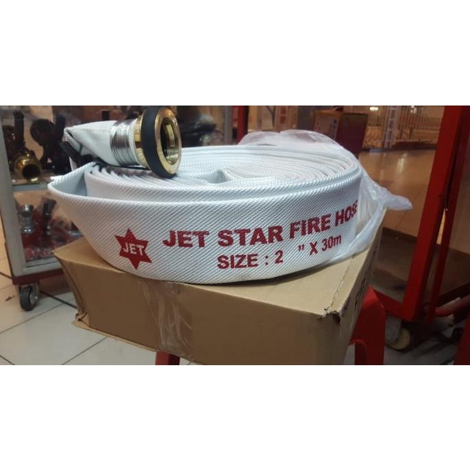 Jual FIRE HOSE KANVAS - SELANG HYDRANT MERK JET STAR 2 INCH X 30 ama08 | Shopee Indonesia