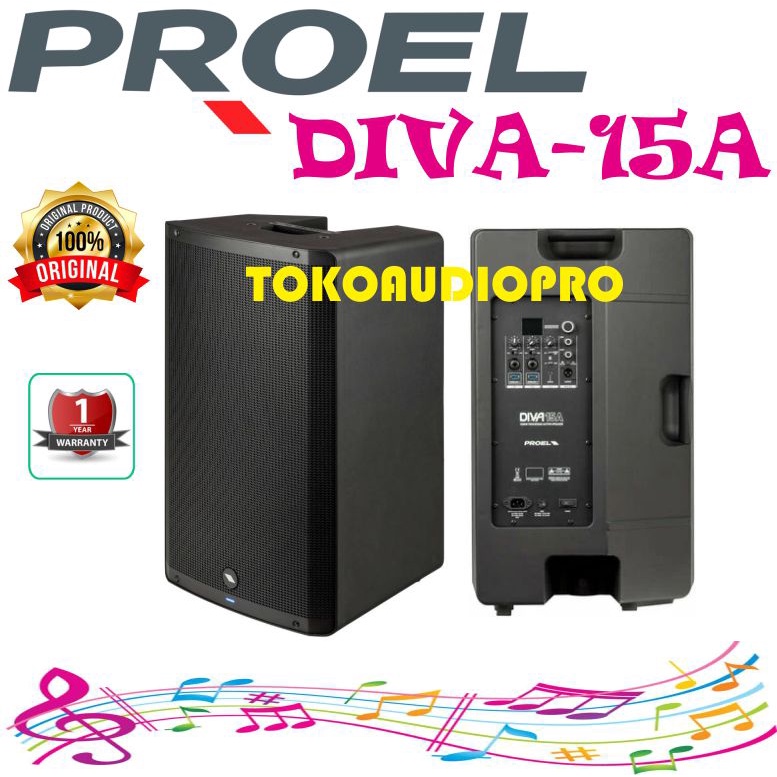 Jual Speaker Proel Diva15a 15 Inch Speaker Aktif Proel Diva 15a