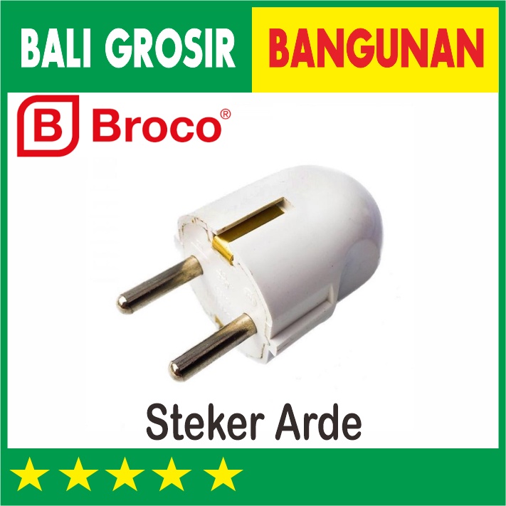 Jual BROCO STEKER ARDE PUTIH COLOKAN LISTRIK | Shopee Indonesia