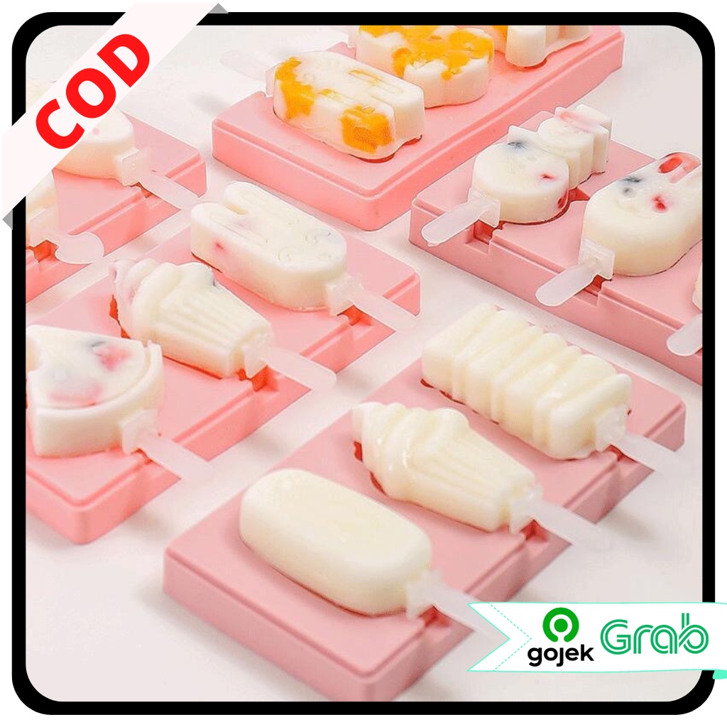Jual KAISSO - CETAKAN STICK ES KRIM PUDDING SILIKON WADAH PENCETAK ICE ...