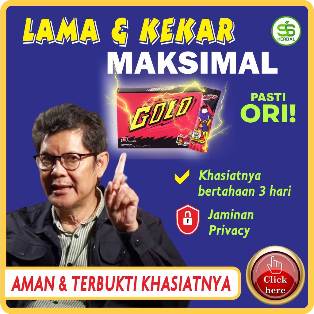 Jual obat kuat pria tahan lama herbal Asli Original laki BPOM stamina vitalitas Golo | Shopee ...