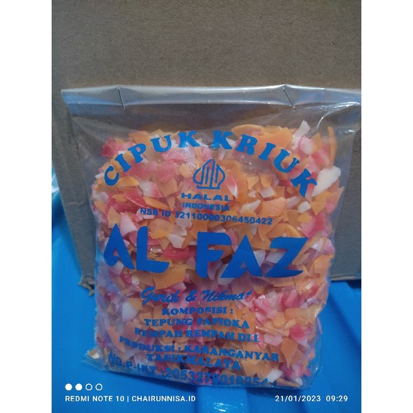 Jual 200gr cemilan cipuk cireng kerupuk al faz | Shopee Indonesia