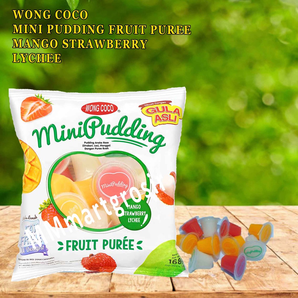 Jual Wong Coco / My Pudding / Fruit Pure / Isi 12cup x 14g | Shopee ...