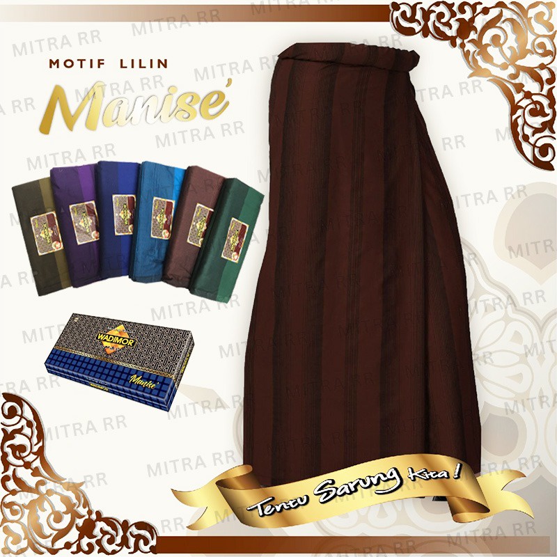 Jual Sarung Wadimor Manise Lilin Motif Garis | Sarung Wadimor Tenun ...