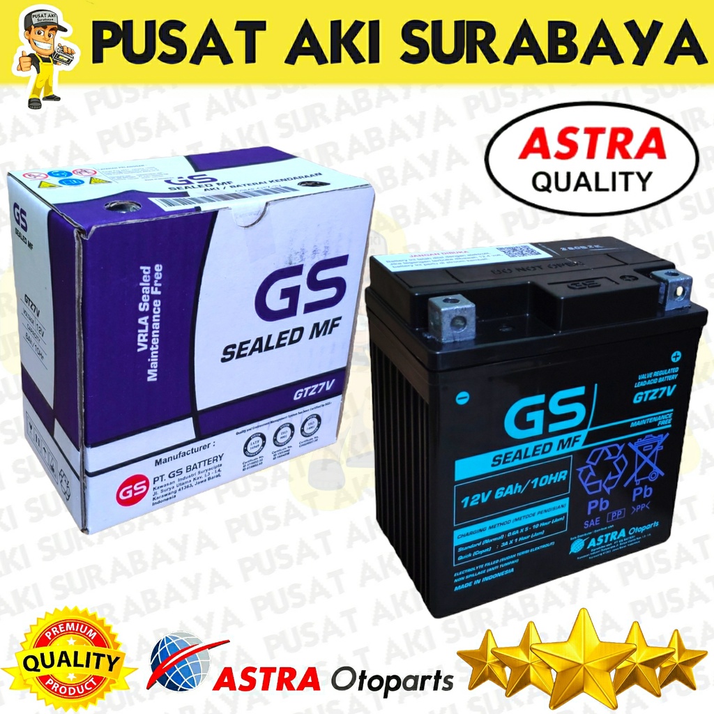 Jual PASTI ASLI GS ASTRA GTZ7V KAWASAKI YAMAHA LEXI LX 150 ZX 10R AEROX ...
