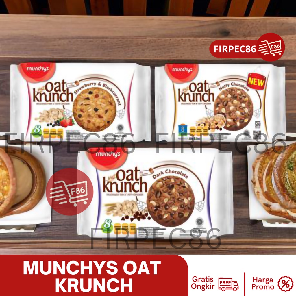 Jual Oat Krunch 208gr dan 390gr Biskuit Munchys | Shopee Indonesia