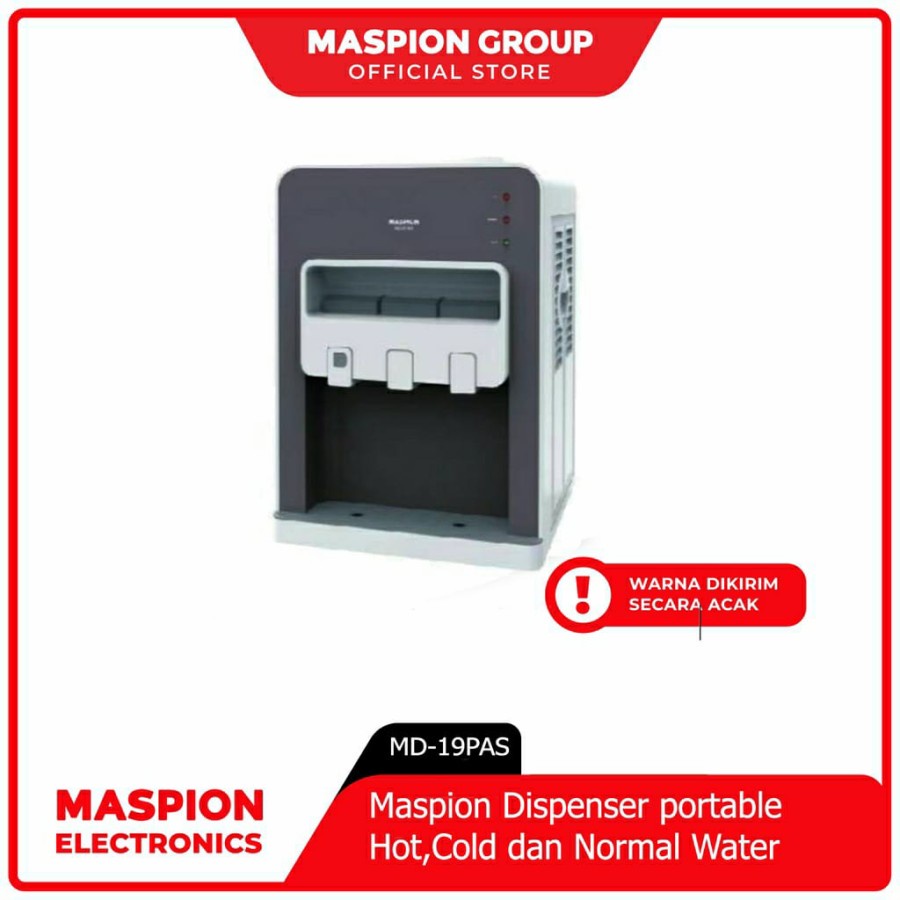 Jual Maspion MD-19 PAS . Dispenser Air Portable Panas Normal Dingin ...