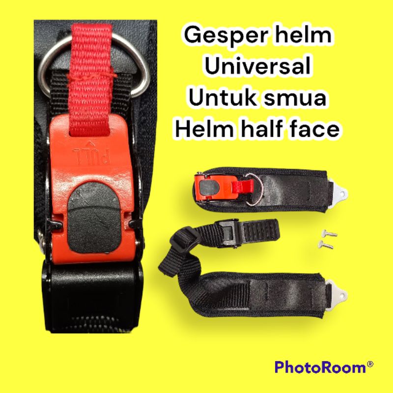 Jual tali helm model NHK untuk smua merk helm tipe half face, tali ...