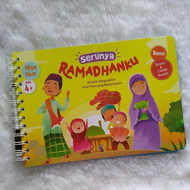 Jual Buku Aktivitas Anak Serunya Ramadhanku - Wipe and Clean | Shopee Indonesia