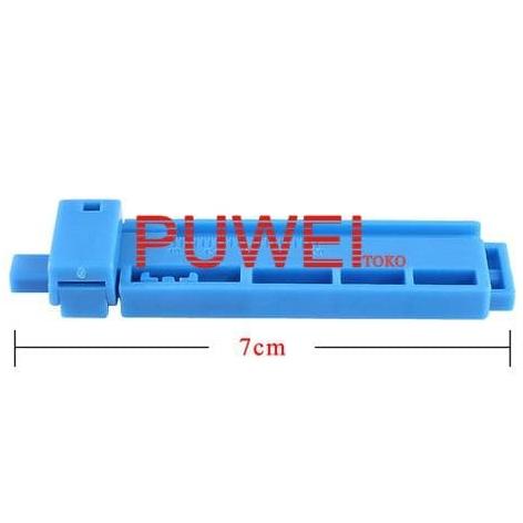 Jual Fiber Optic Cable Cleaver Stripping Guide Bar W Cutter stripper AW72 puwe1to Segera Beli ...