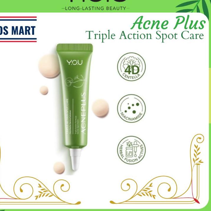 Jual Id x4X8j You Acne Plus Triple Action Spot Care 15g | Shopee Indonesia