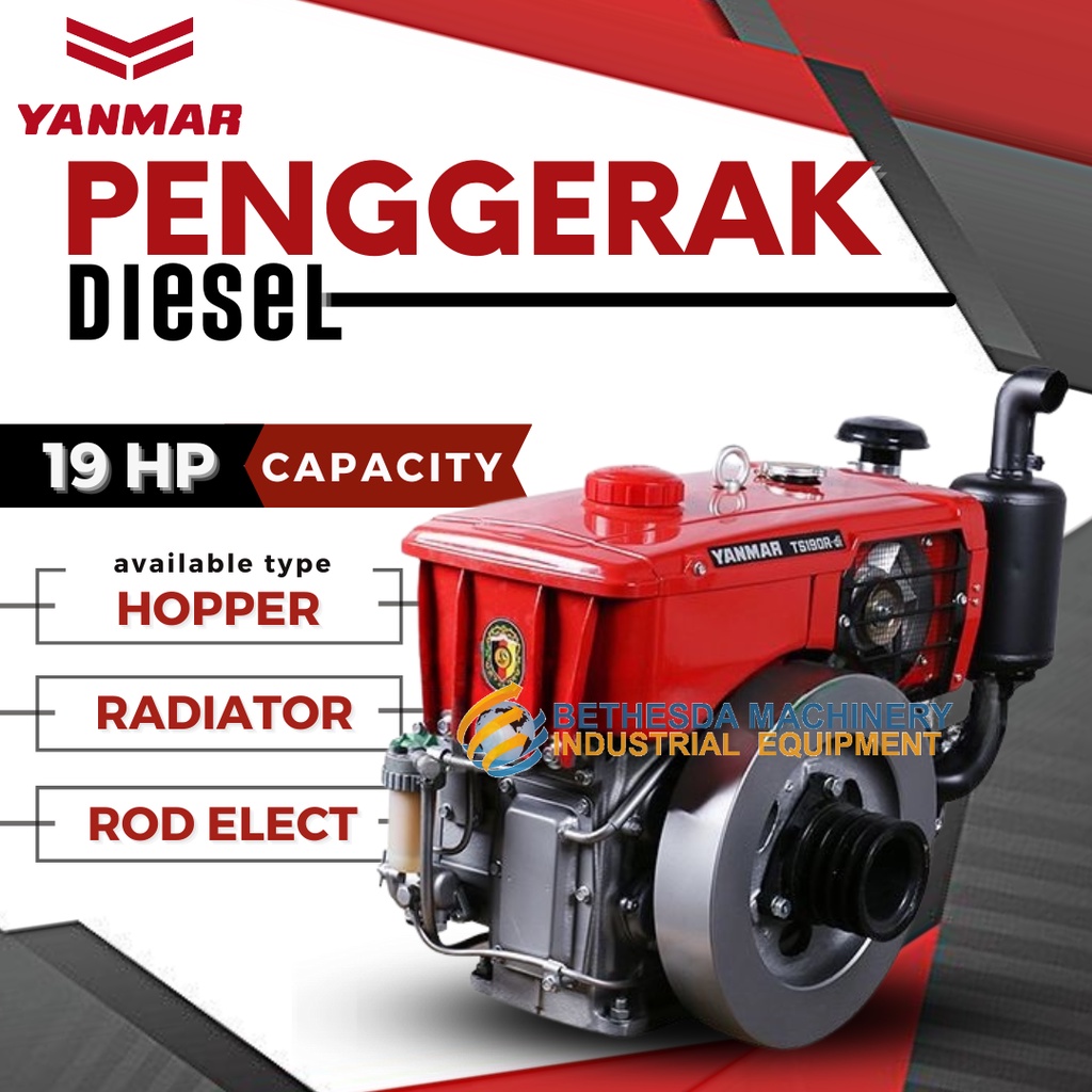 Jual Mesin Penggerak Diesel 19 Hp TS 190 H-di / engine TS 190-R YANMAR | Shopee Indonesia