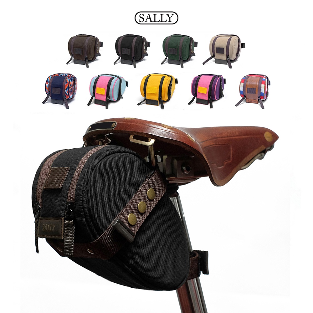 Jual SALLY ELTON Classic - tas sadel untuk sepeda lipat vintage mtb ...