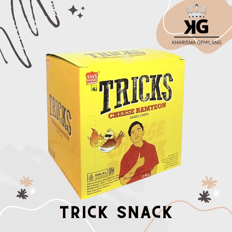 Jual TRICKS - TRICKS 150g (1 BOX 10PCS) Snack Baked Chips Potato ...