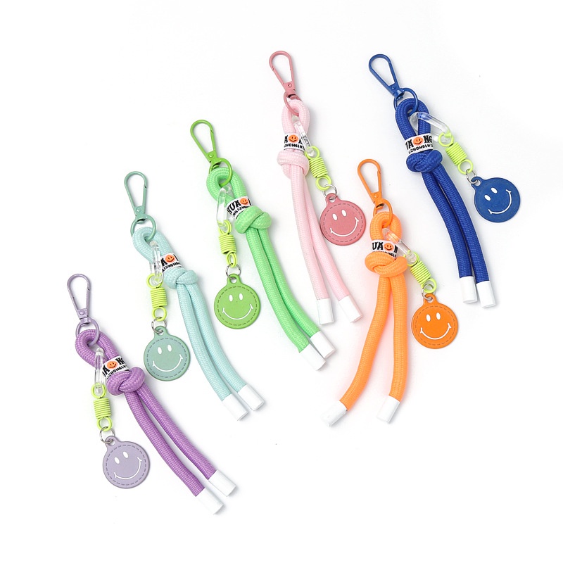 Jual CLYDE Aksesoris Gantungan keychain Tas Bag Tali Smile Cute Mini ...