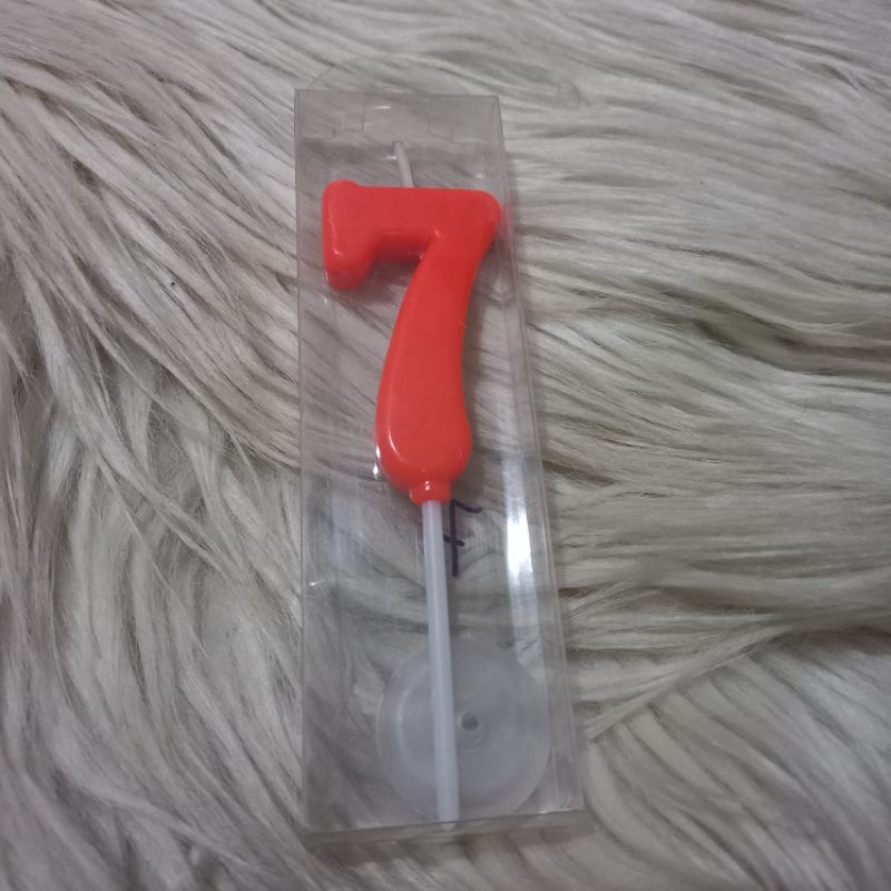 Jual Lilin angka 7 merah | Shopee Indonesia
