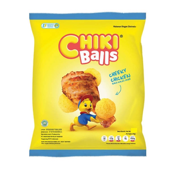 Jual CHIKI BALLS 16 GRAM AYAM KEJU COKLAT TWIST BALL JAGUNG BAKAR ...