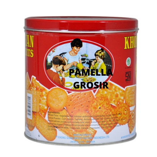 Jual KHONG GUAN BISKUIT KALENG 650GR SNACK makanan ringan jajanan ...