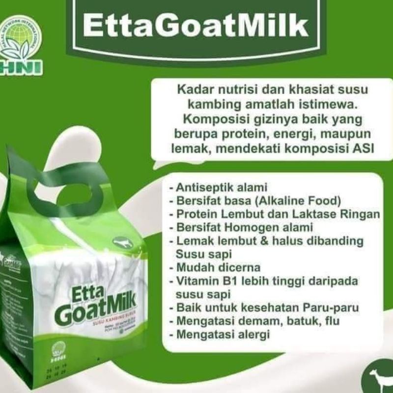 Jual Susu Kambing Etta Goat Milk / Susu kambing HNI HPAI | Shopee Indonesia Jual Susu Kambing Etta Goat Milk / Susu kambing HNI HPAI | Shopee Indonesia