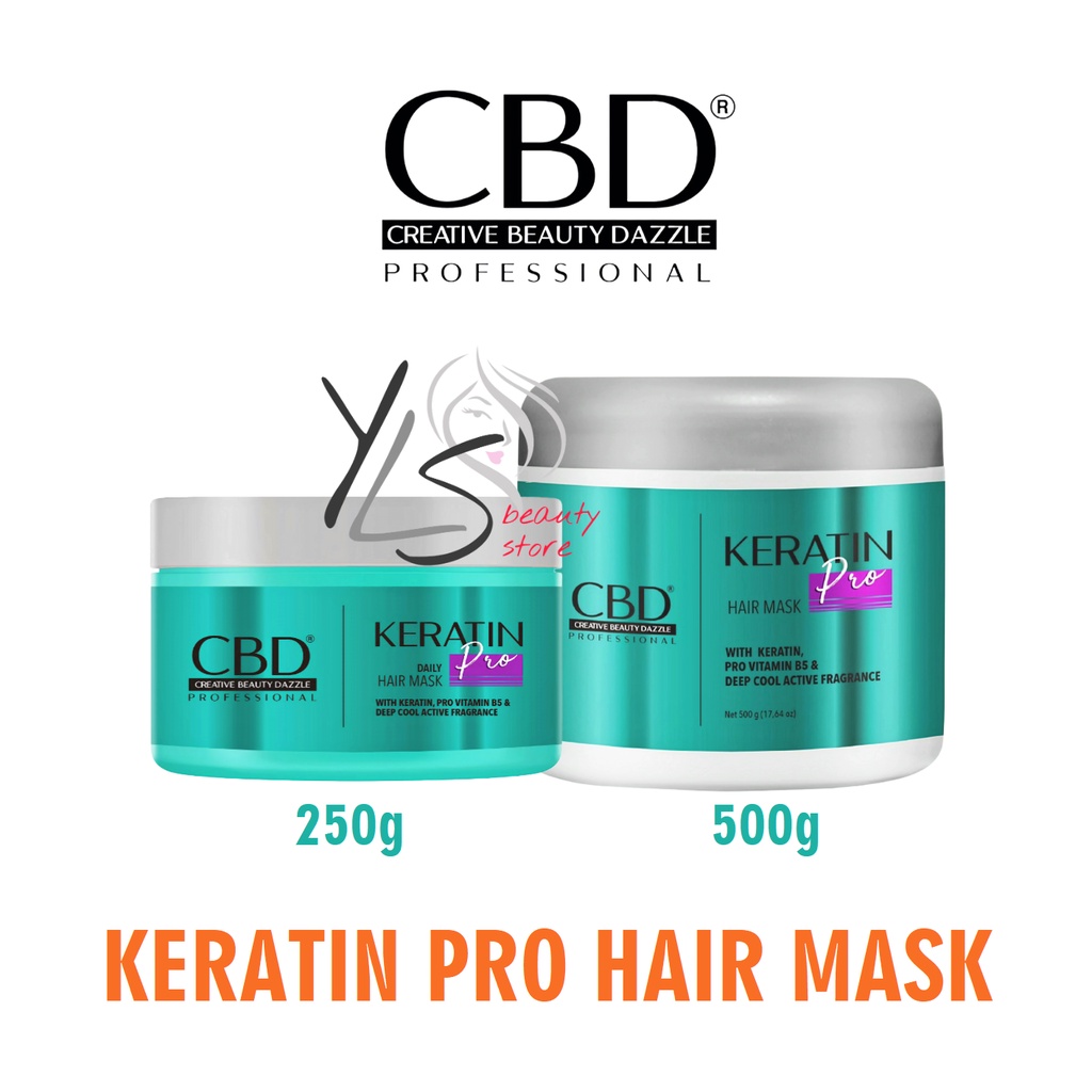 Jual CBD KERATIN PRO HAIR MASK 250g 500g - TERDAFTAR BPOM - MASKER ...