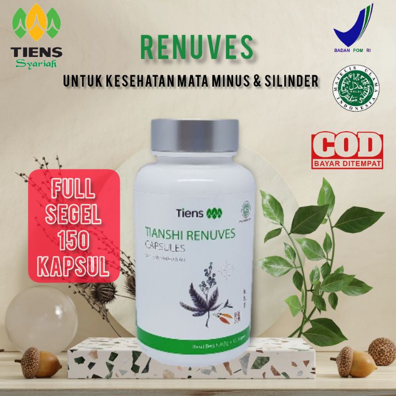 Jual TRC Tianshi Renuves Capsules Tiens Suplemen Mata Minus dan ...