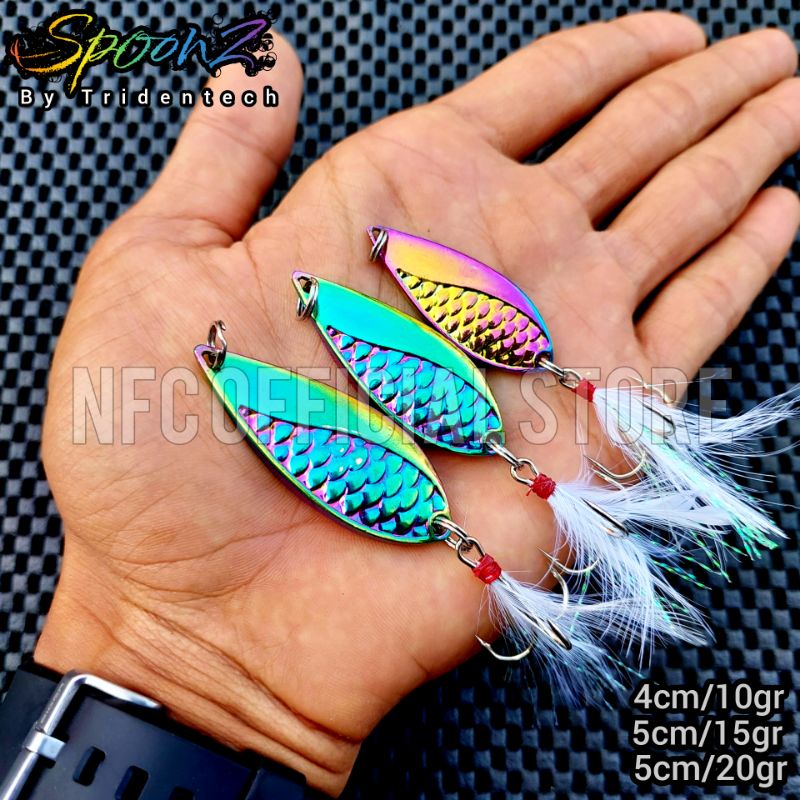 Jual Lure Metal SpoonZ Spoon by TRIDENTECH 10gr 15gr 20gr | Shopee ...