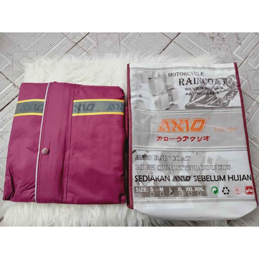 Jual Jas Hujan Axio 882 ORIGINAL/Mantel Axio Ori/Setelan Jas Ujan Axio ...