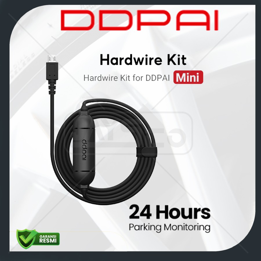 Jual DDPAI Dashcam Hardwire Kit for Mini Parking Monitor Dash Cam 24H ...