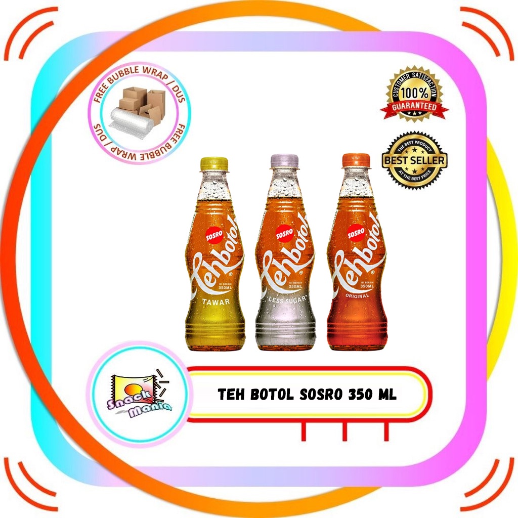 Jual Teh Botol Sosro Original Less Sugar Tawar 350 ml Jasmine Tea Bottle | Shopee Indonesia