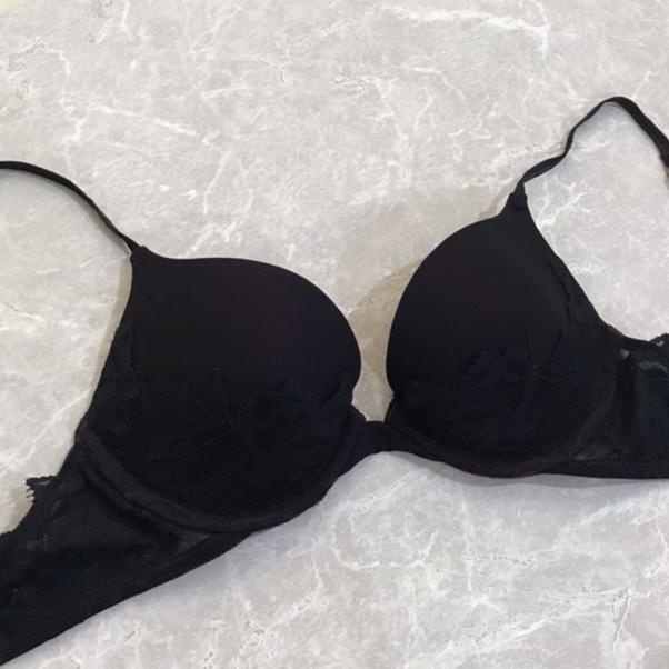 Jual SPECIAL PRICE Victoria’s Secret Maroon Gel Pushup Lacey Bra VS ...