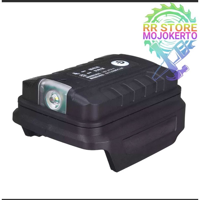 Jual Adaptor/Charger Baterai Cordless Konverter Dual USB Output Port 2A ...