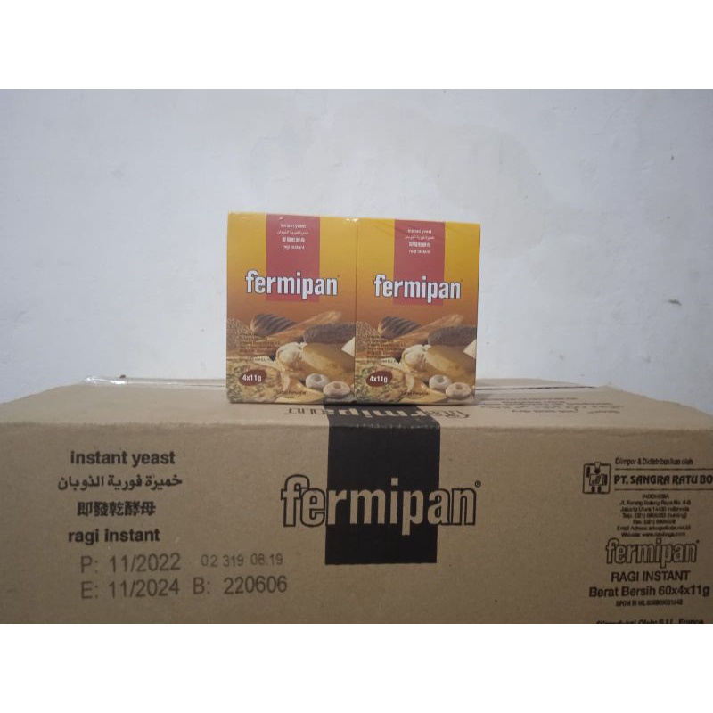 Jual Ragi instant fermipan 4x11gr | Shopee Indonesia