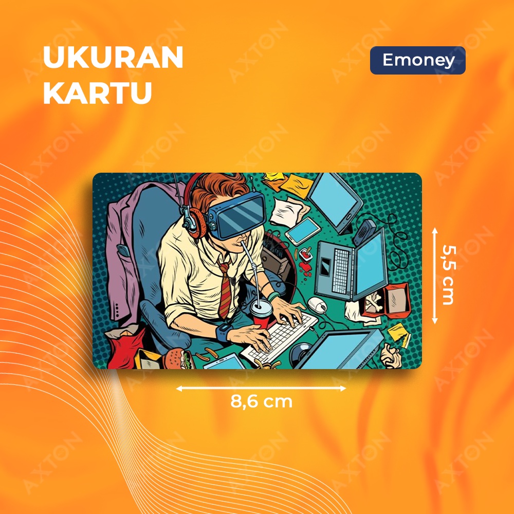 Jual CUSTOM PRINT UV KARTU E MONEY E TOLL MANDIRI 1 SISI ATAU 2 SISI | Shopee Indonesia