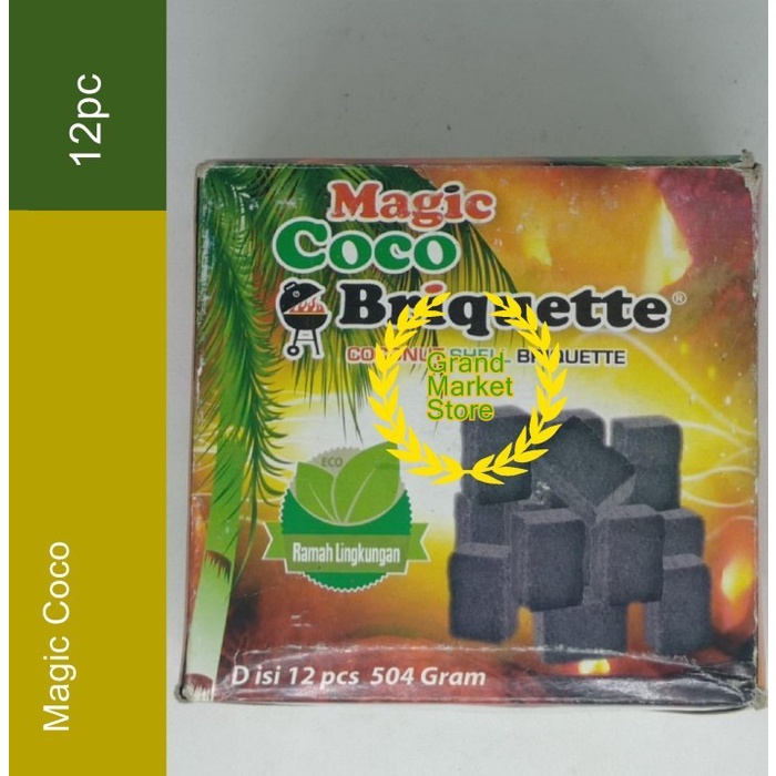 Jual Magic Coco Briquette Briket Arang Instan Tipe - D12 - B6 - C2 ...
