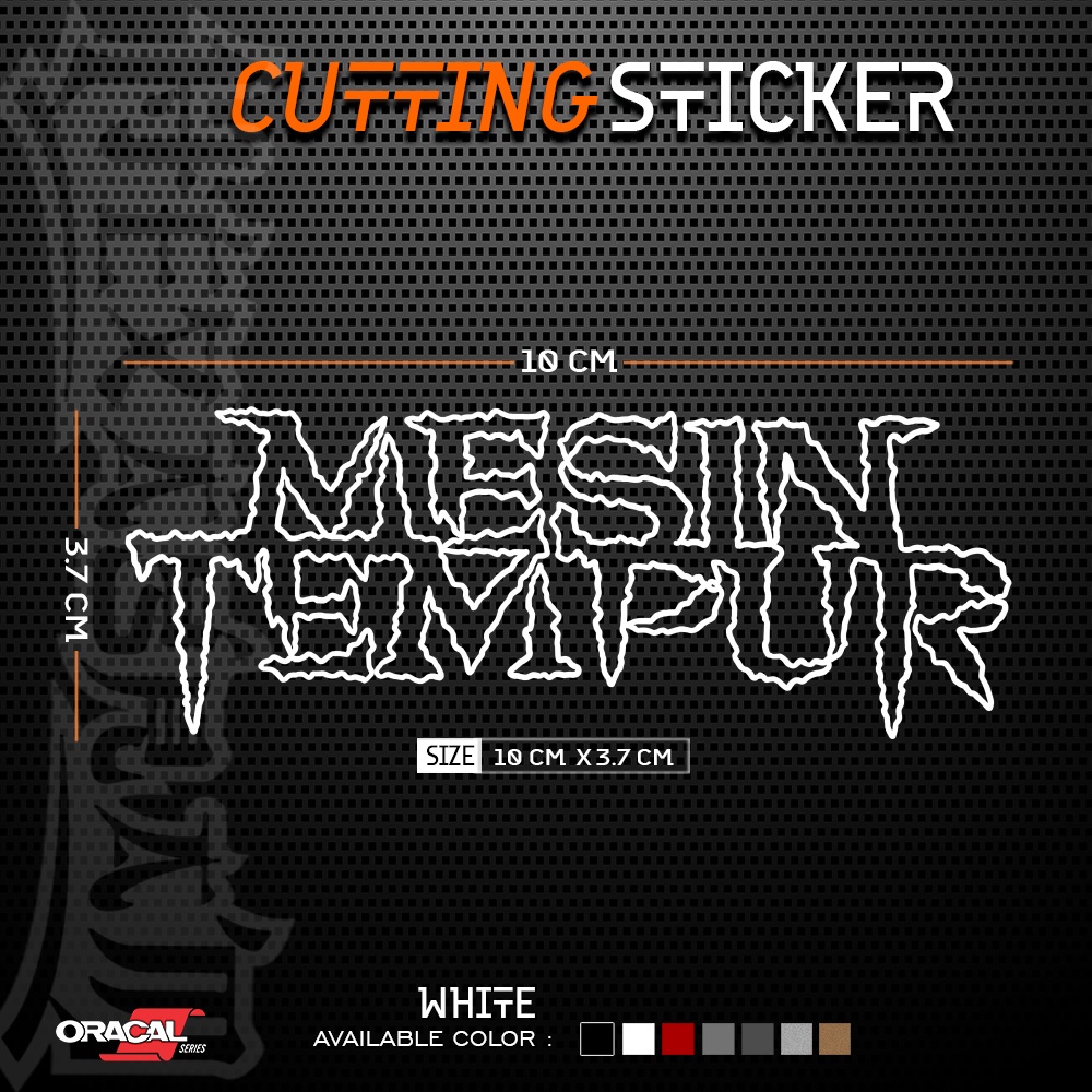 Jual Cutting Stiker Mesin Tempur Band Logo Stiker Cutting Musik Mesin