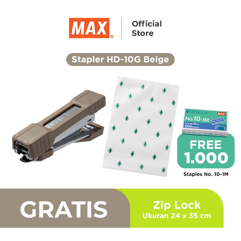 Jual MAX Hekter / Jegrekan / Staples / Stapler / Stepler HD-10G Nyaman ...