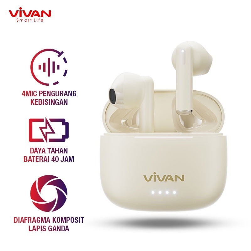 Jual Vivan Infinity GT2 Headset Earbuds TWS Bluetooth IPX4 Waterproof ...