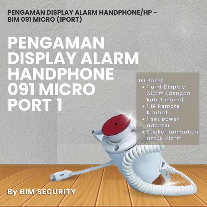 Jual Pengaman Display Alarm HandPhone/HP - BIM 091 Micro (1Port ...