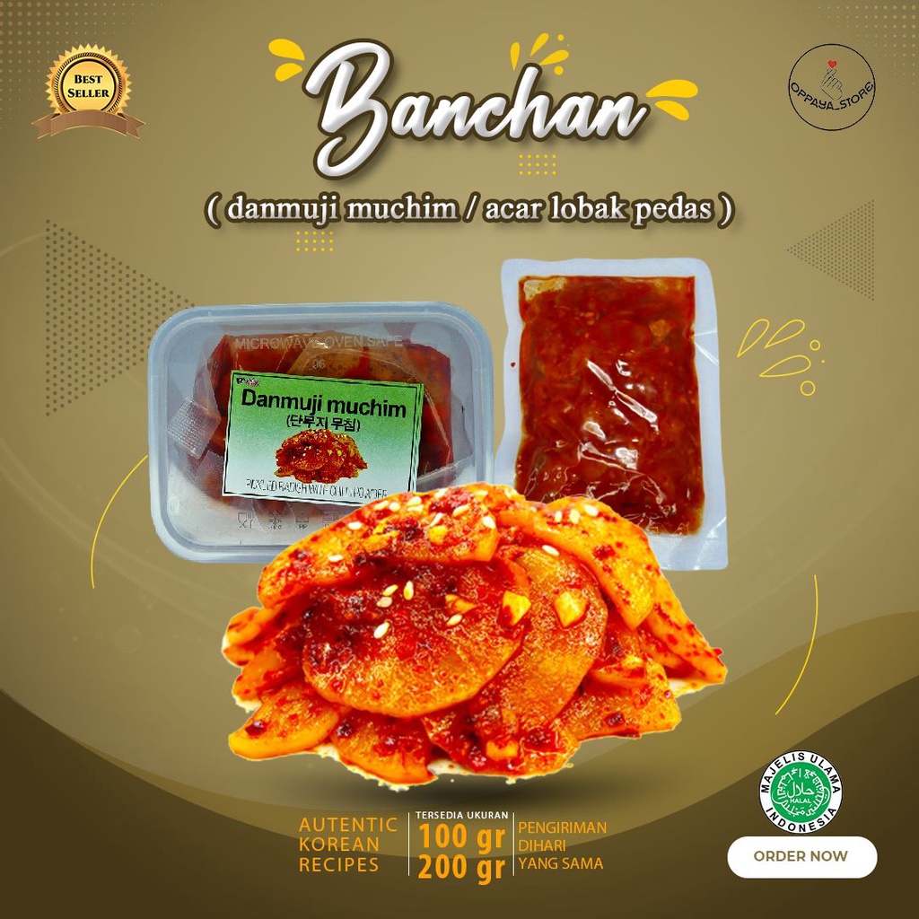 Jual Danmuji Muchim / 단무지무침 / Pickled Radish Pickled Radish With Chilli ...