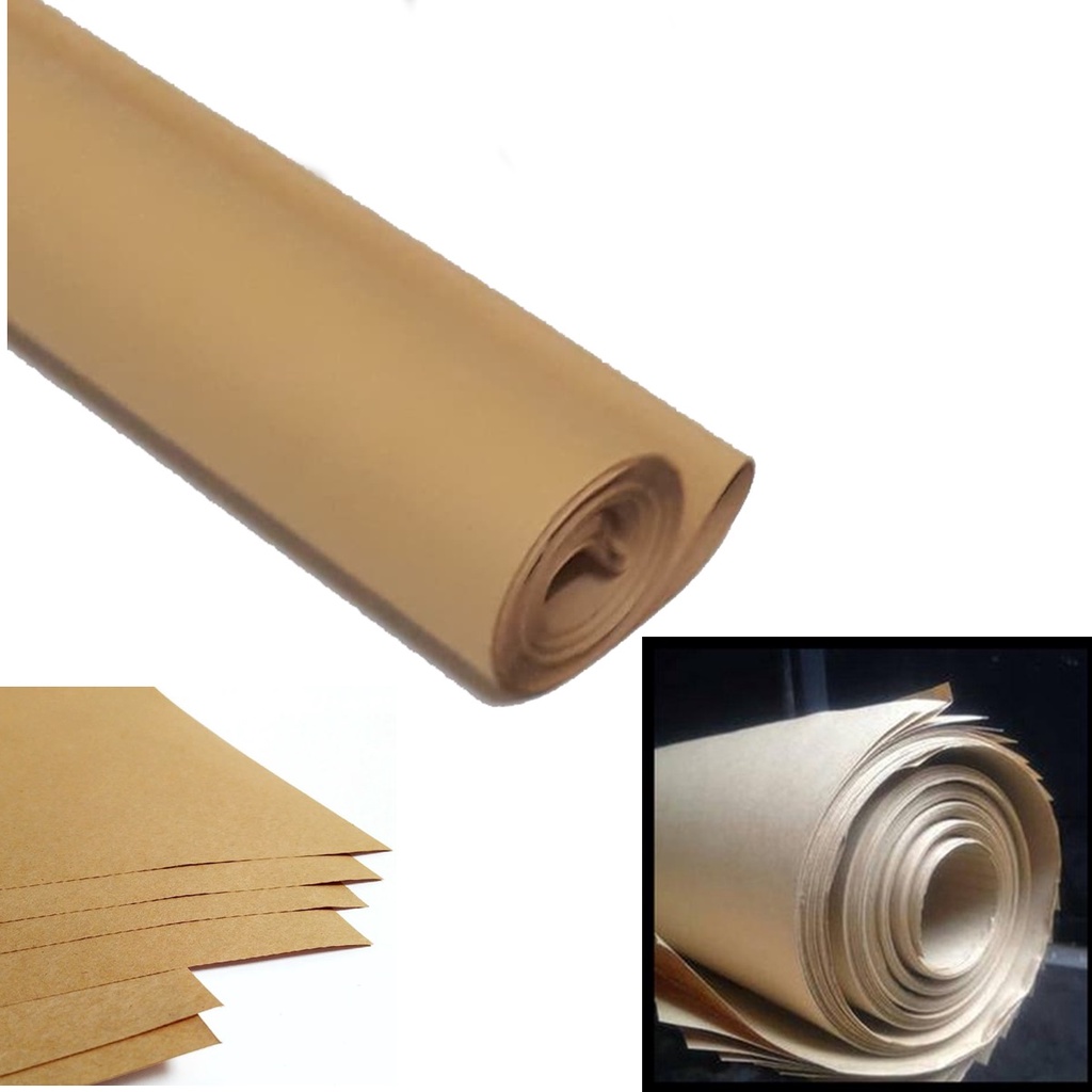 Jual Paper Kertas Samson Paper Kraft Full Size Coklat 90 x 120 cm ...